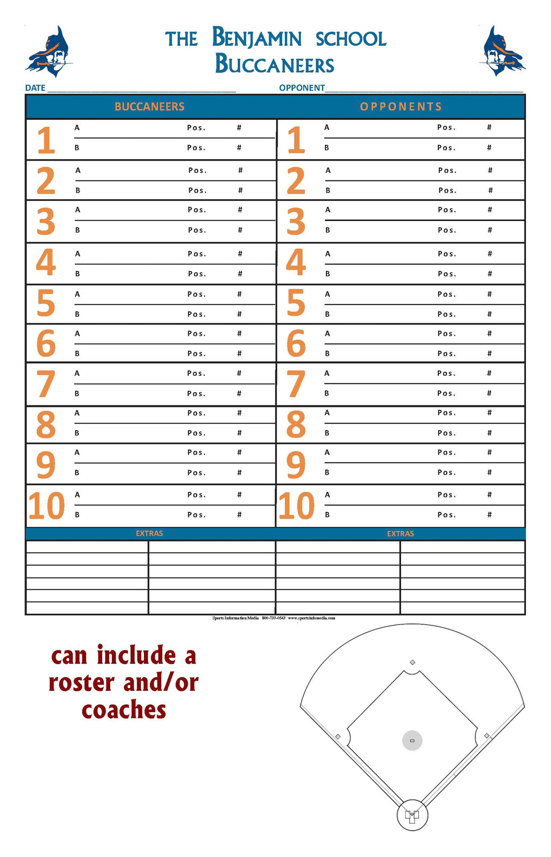 Dugout Charts - Custom – sports-343