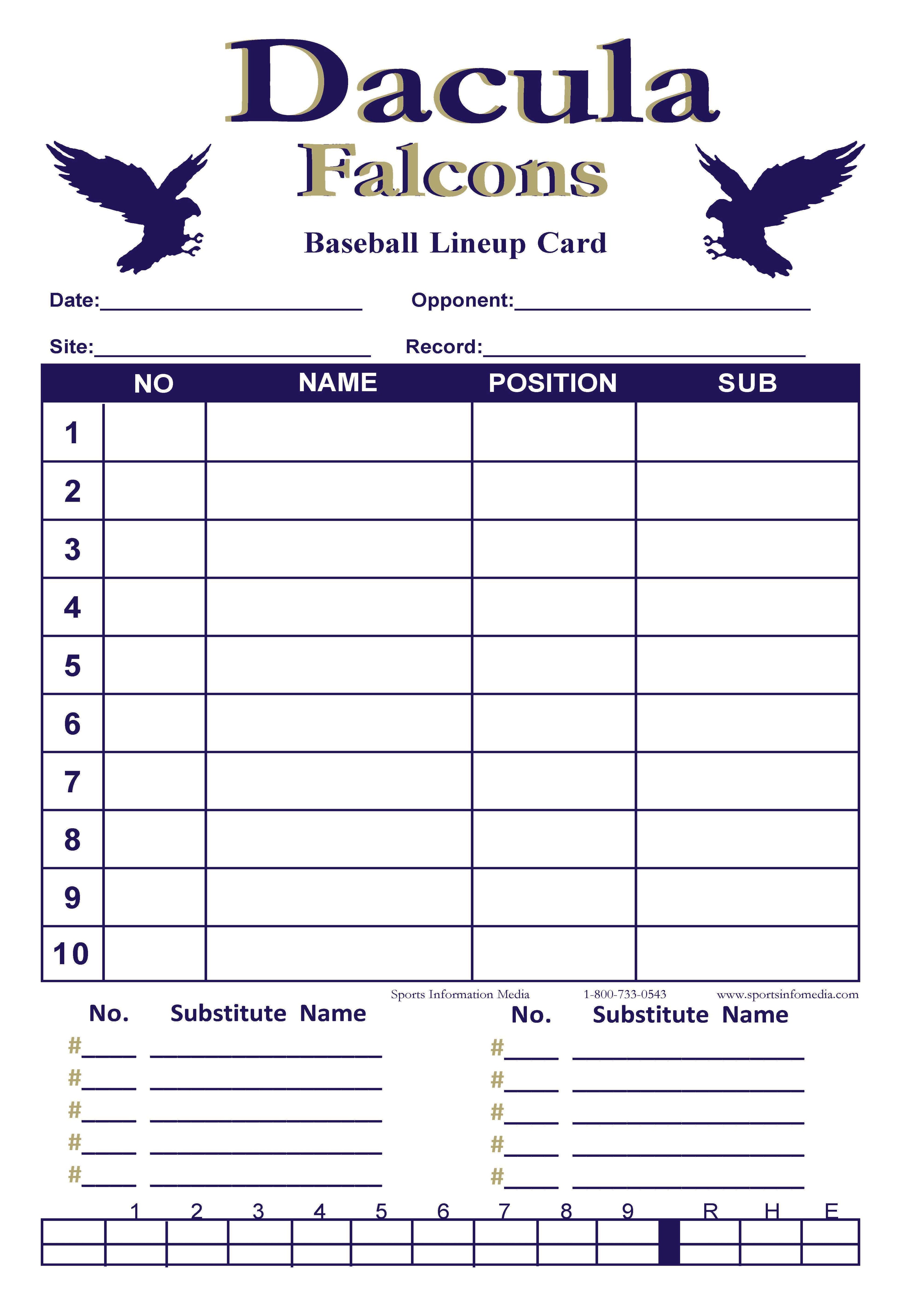 Lineup Cards - Custom – sports-343