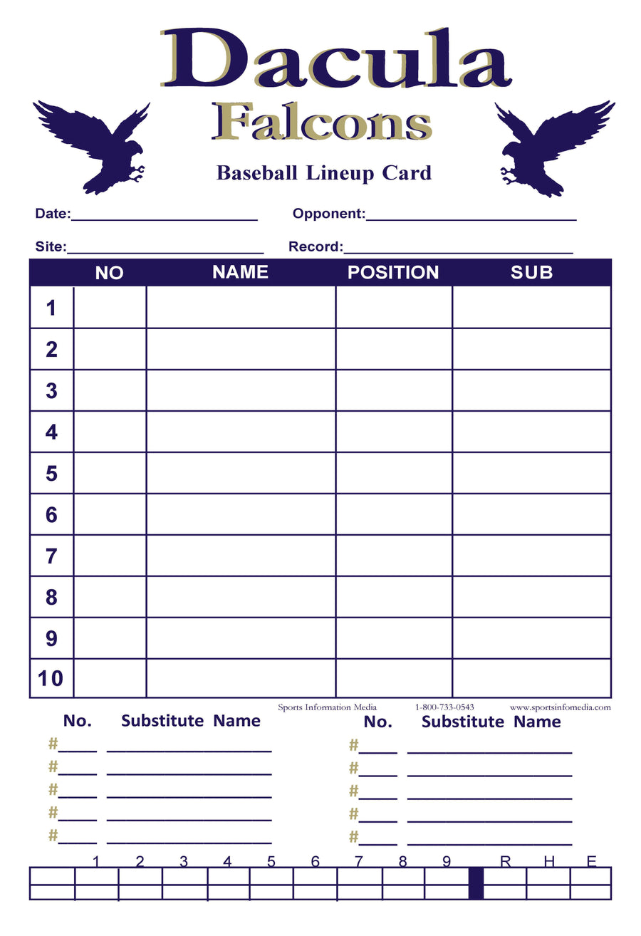 Lineup Cards - Custom – sports-343