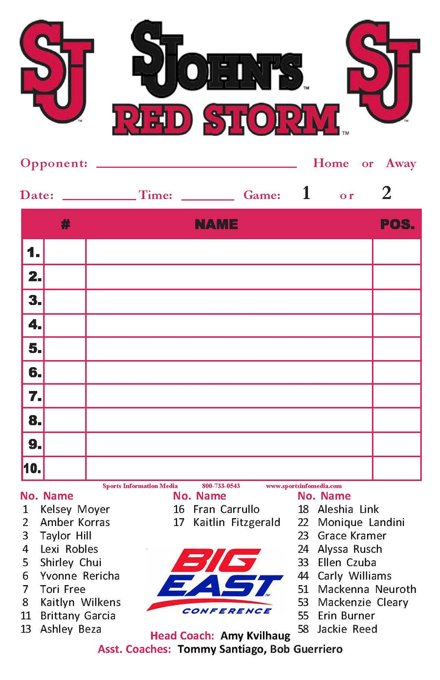 Lineup Cards - Custom – sports-343